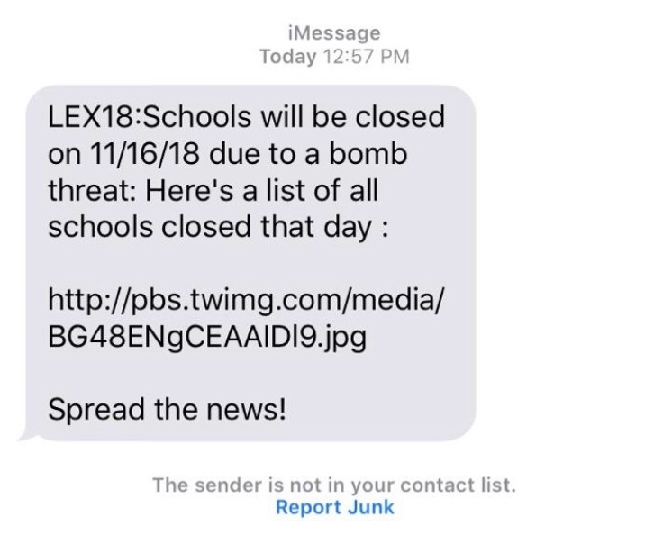 Fake News: Bogus Text Claims To Report Bomb Threat