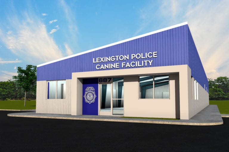Lexington Police Department, City Officials Break Ground On New K9 Facility