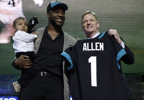 WATCH: Josh Allen Talks About Being Drafted by the Jacksonville Jaguars